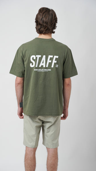 Staff Class Army Green Tee | staffco