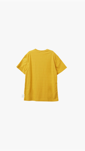 Staff Stripes mustard tee | staffco